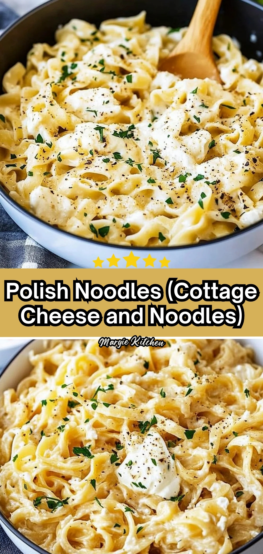 Polish Noodles (Cottage Cheese and Noodles)