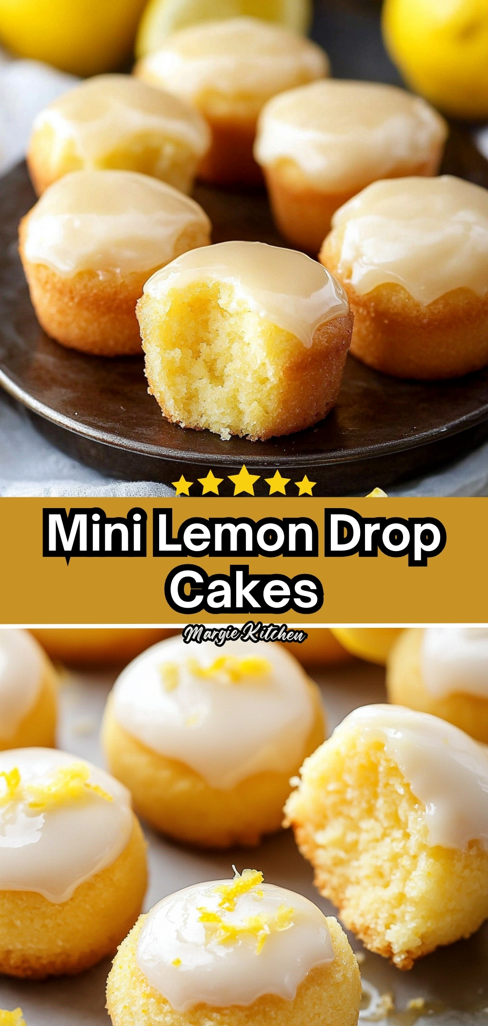 Mini Lemon Drop Cakes