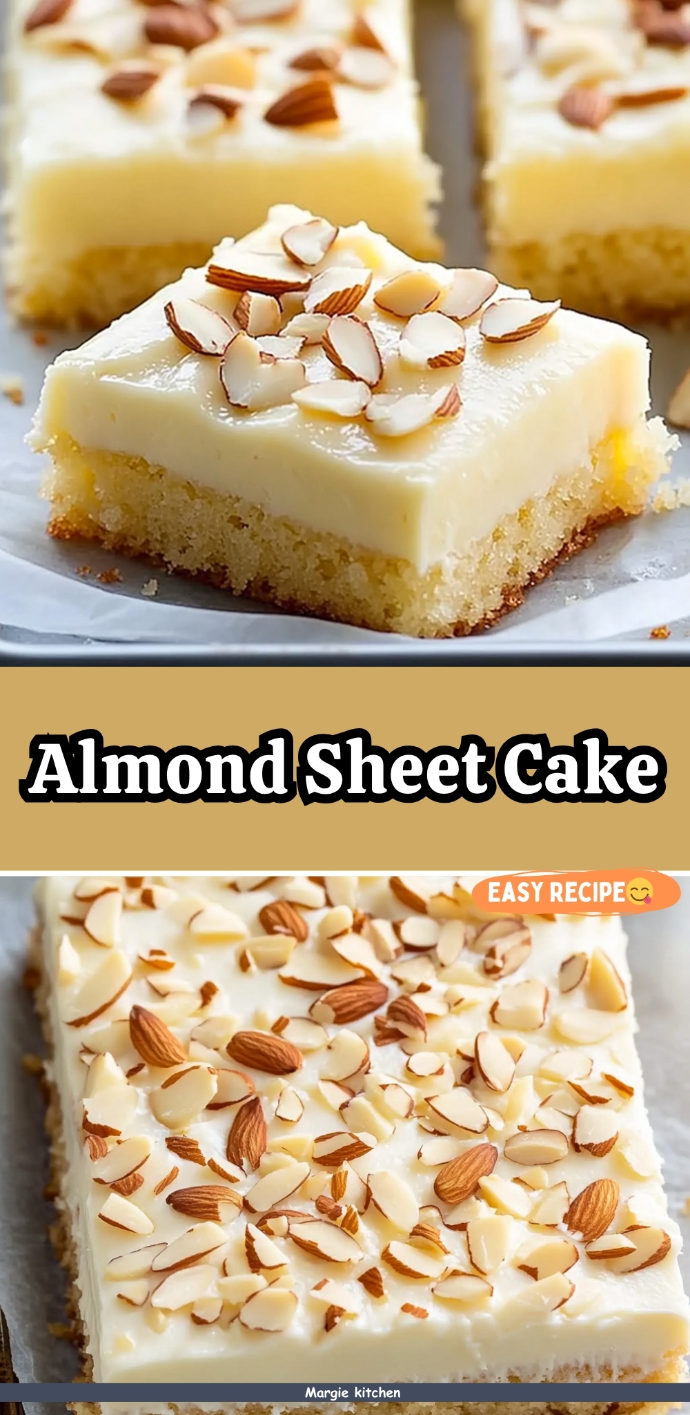 Almond Sheet Cake