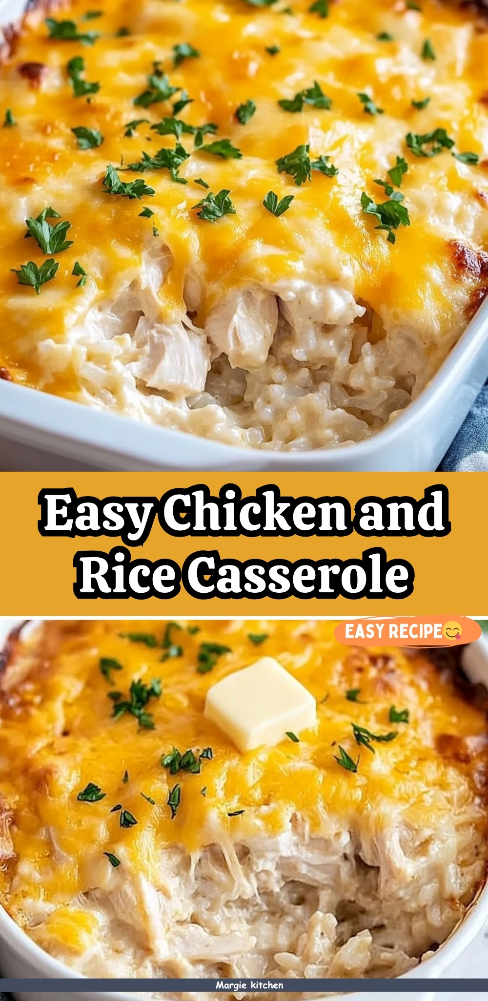 Easy Chicken and Rice Casserole
