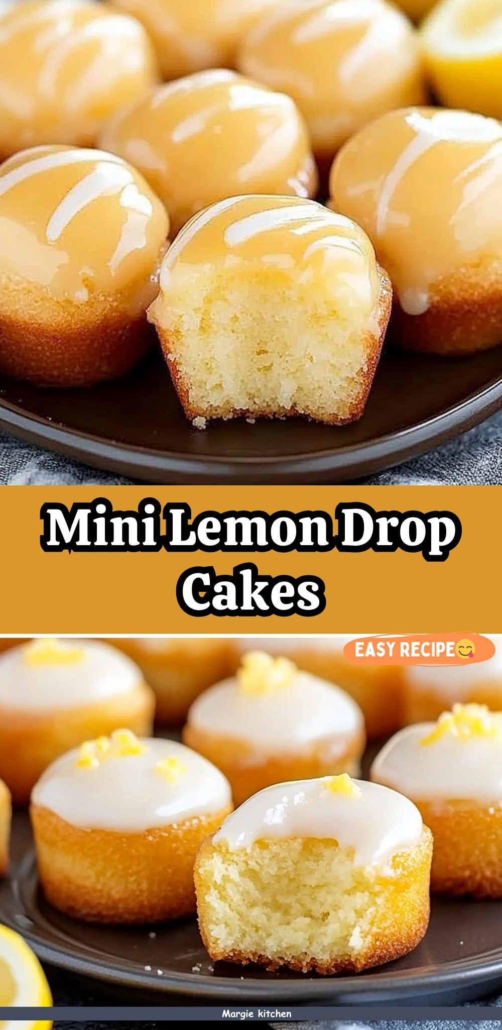Mini Lemon Drop Cakes