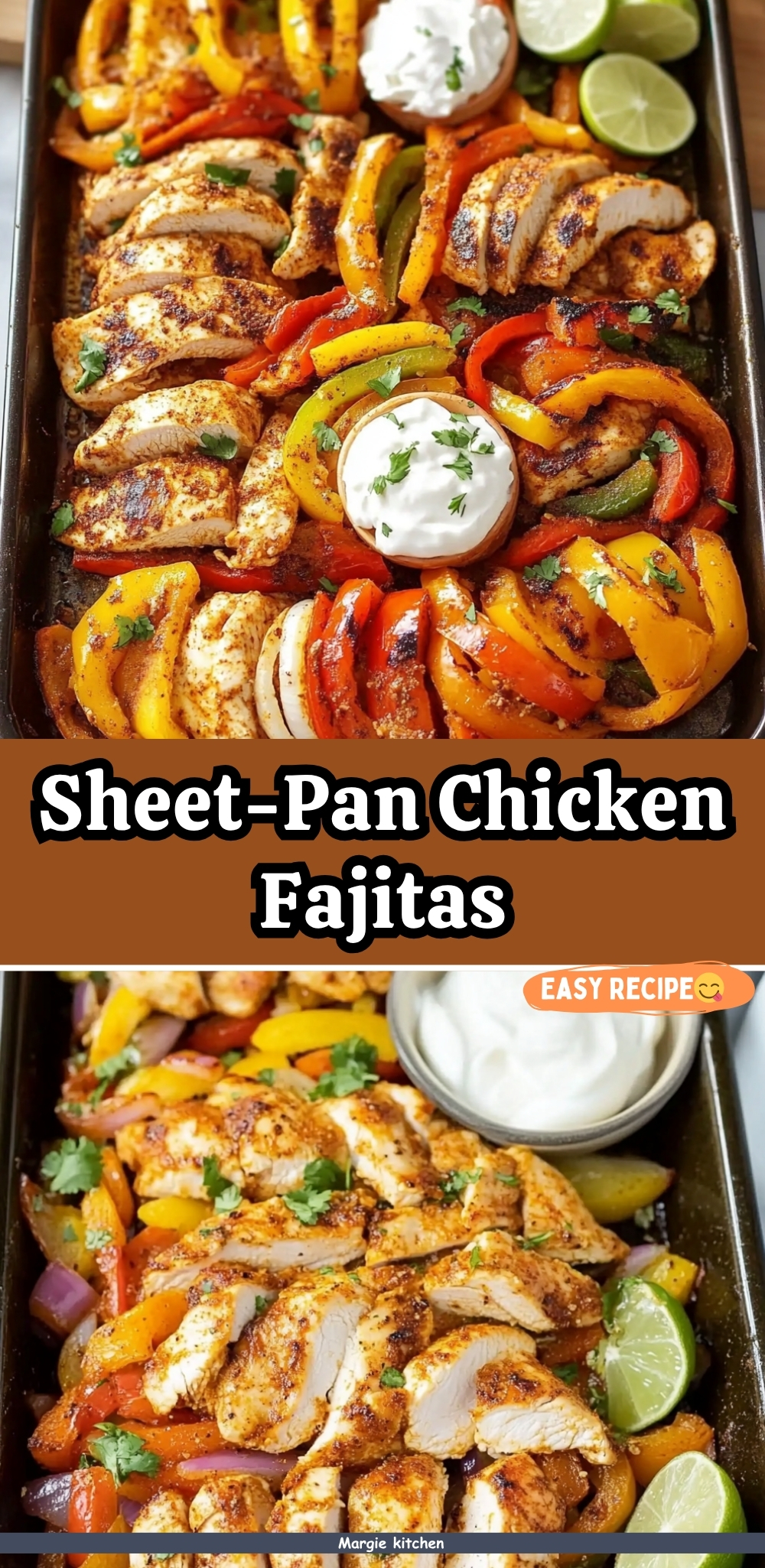 Sheet-Pan Chicken Fajitas