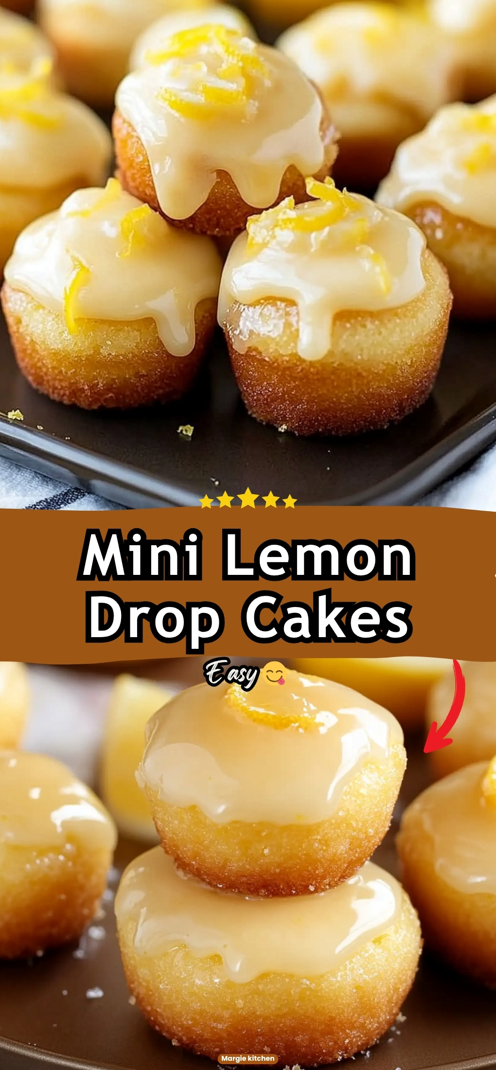 Mini Lemon Drop Cakes