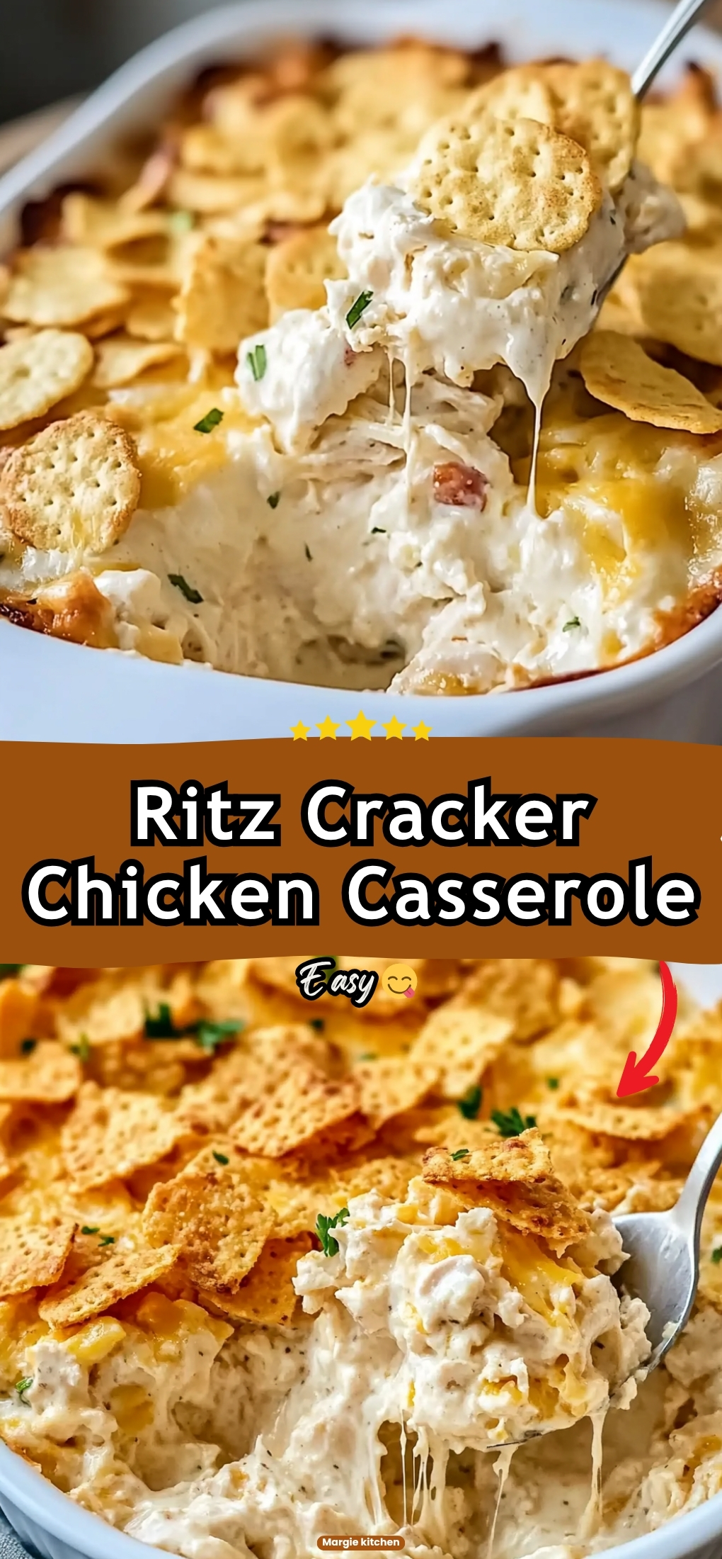 Ritz Cracker Chicken Casserole