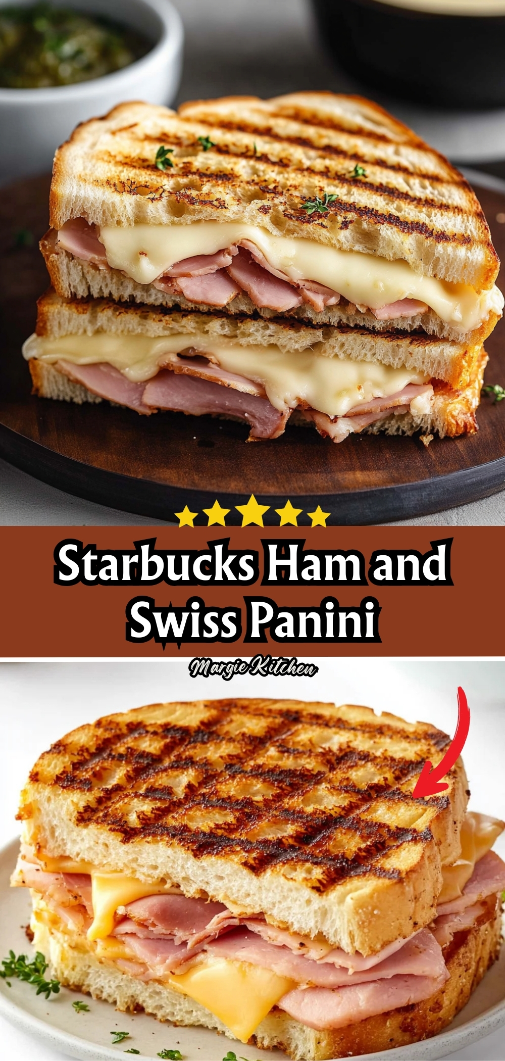 Starbucks Ham and Swiss Panini