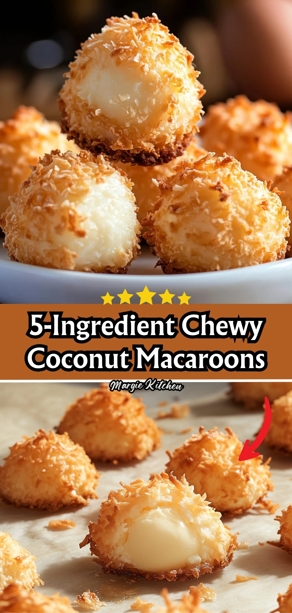 5-Ingredient Chewy Coconut Macaroons