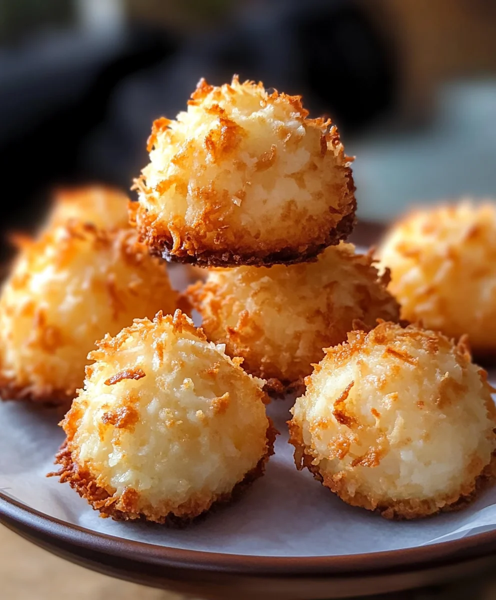 5-Ingredient Chewy Coconut Macaroons