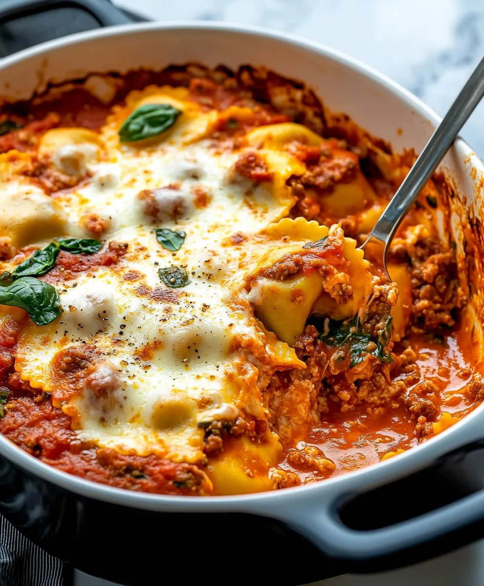 Million-Dollar Ravioli Casserole