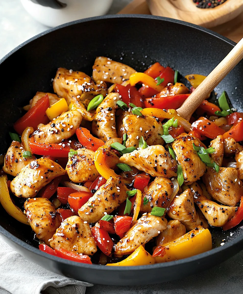 One-Pot Black Pepper Chicken Recipe