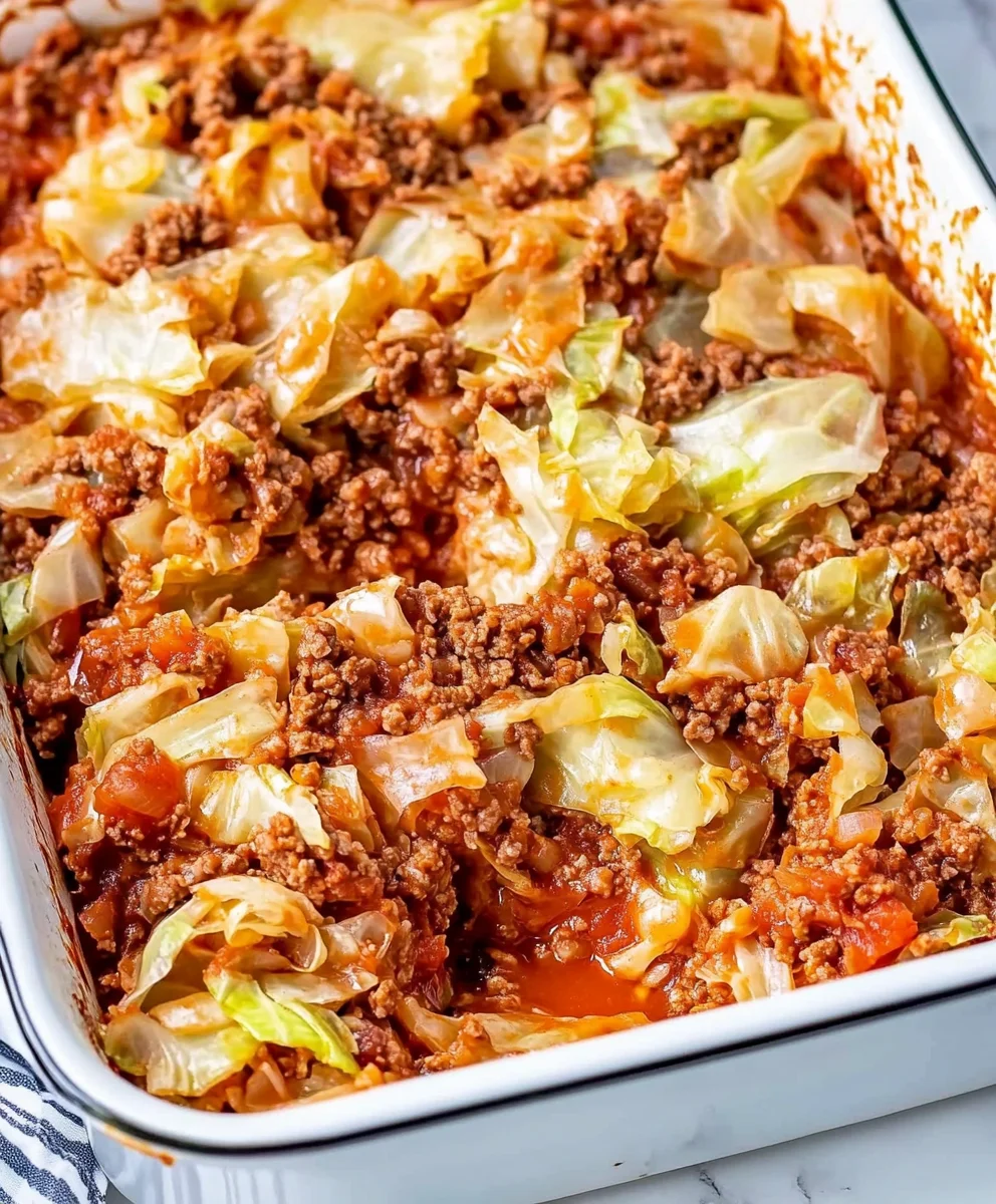 Easy Cabbage Roll Casserole Recipe