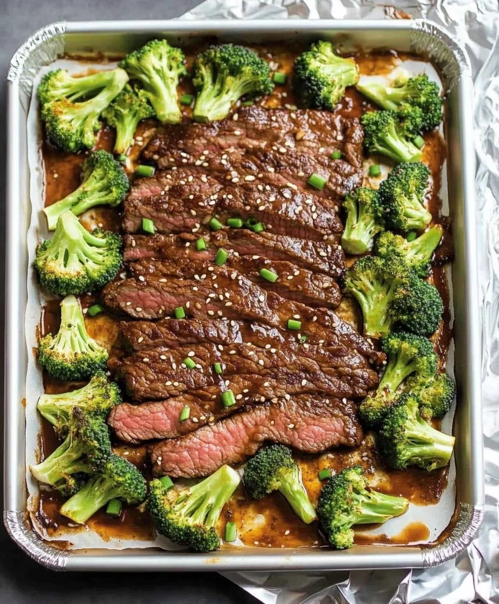 Sheet-Pan Beef and Broccoli