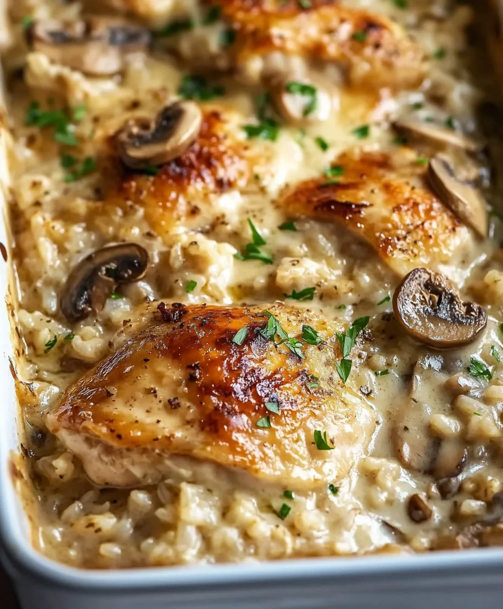 Smothered Chicken and Rice