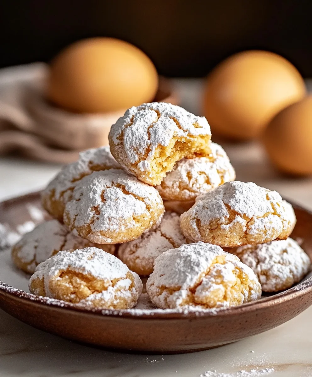 Amaretti Cookies (Italian Recipe)