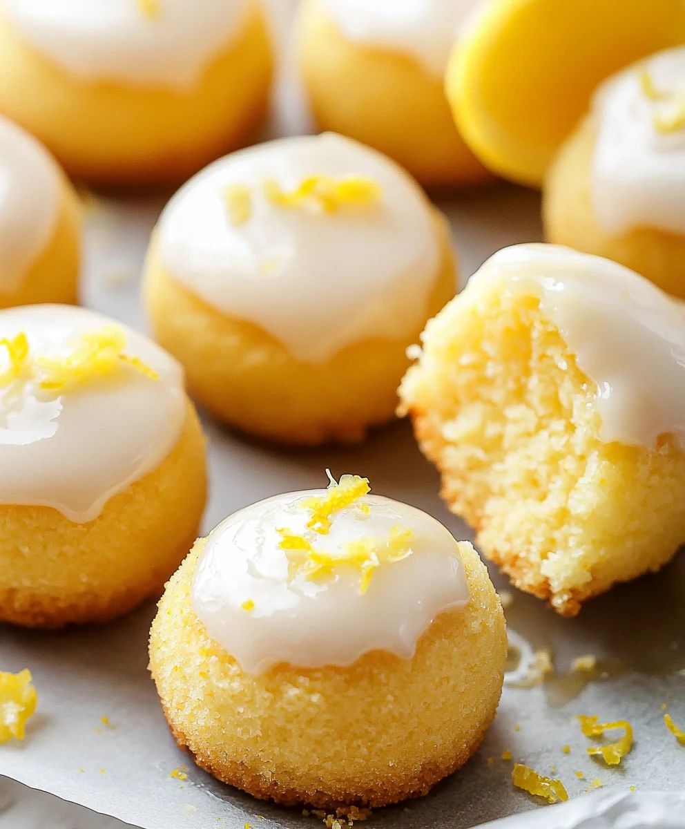 Mini Lemon Drop Cakes
