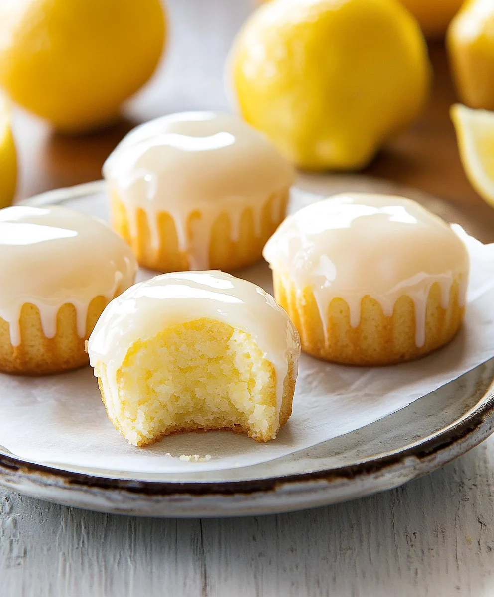 Mini Lemon Drop Cakes