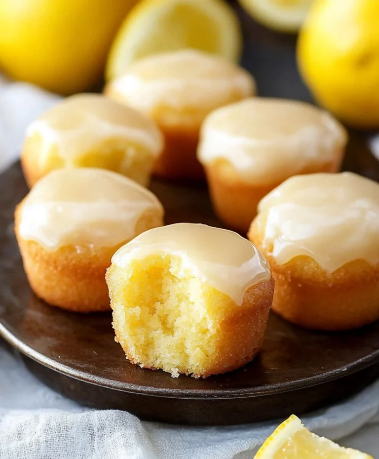 Mini Lemon Drop Cakes