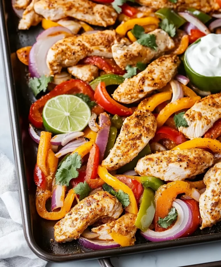 Sheet-Pan Chicken Fajitas