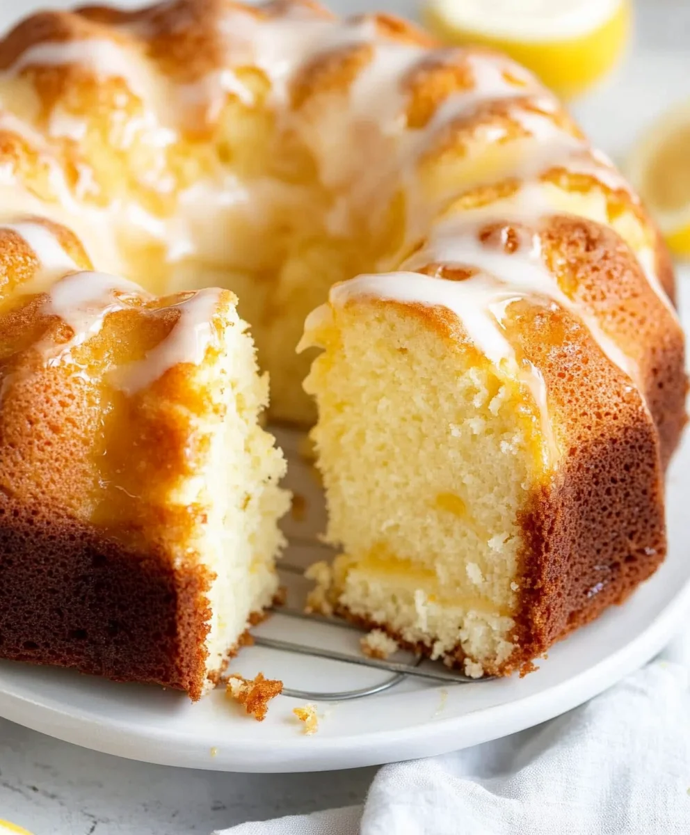Moist Lemon Pound Cake