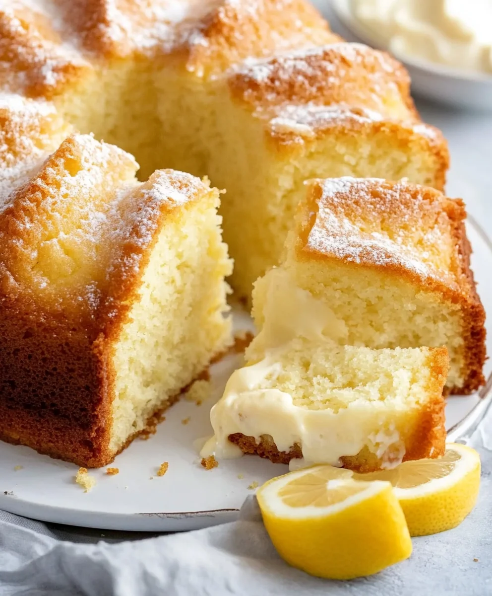 Moist Lemon Pound Cake