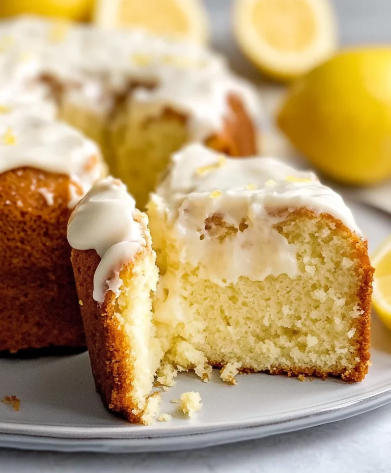 Moist Lemon Pound Cake