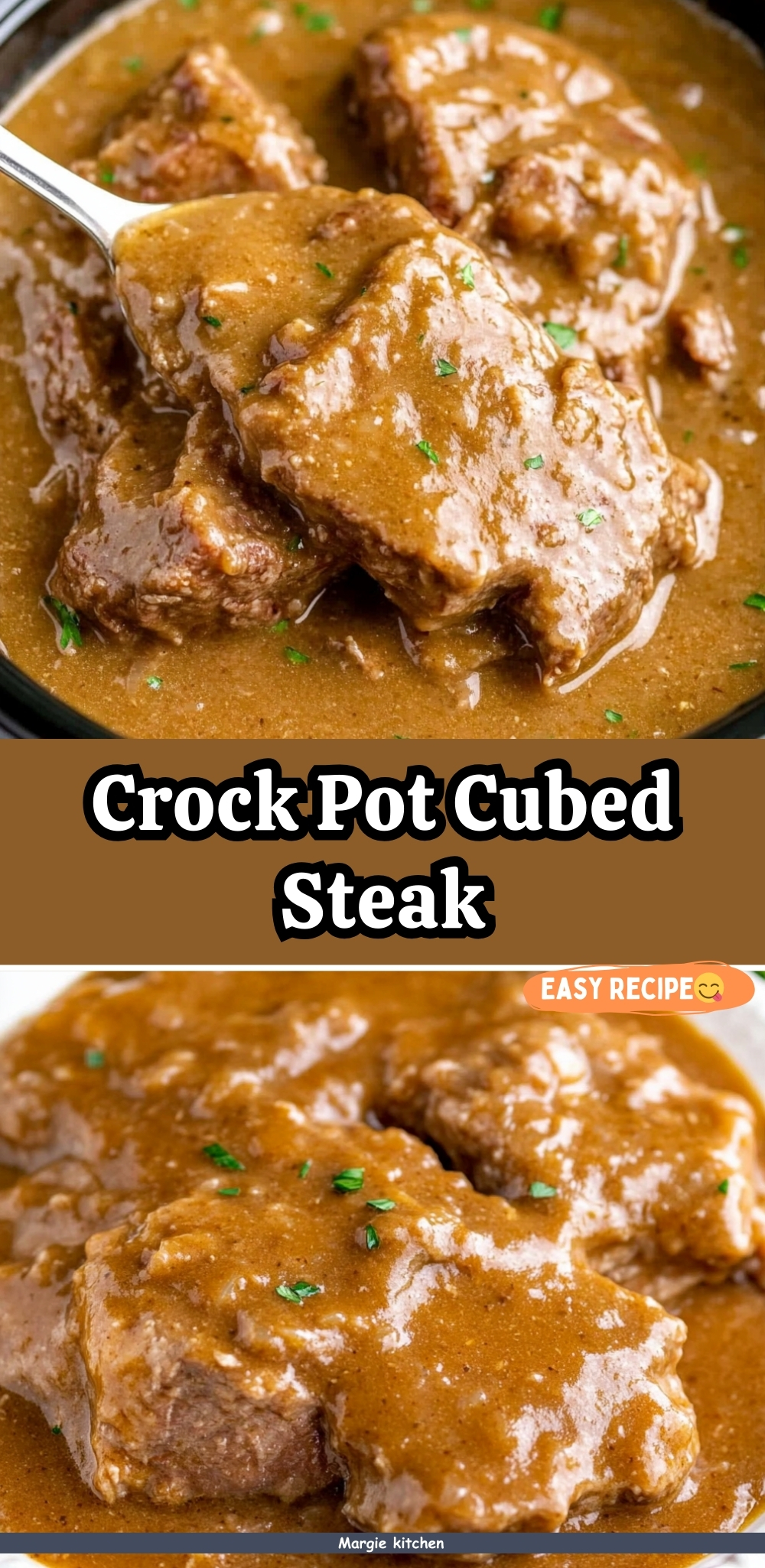Crock Pot Cubed Steak