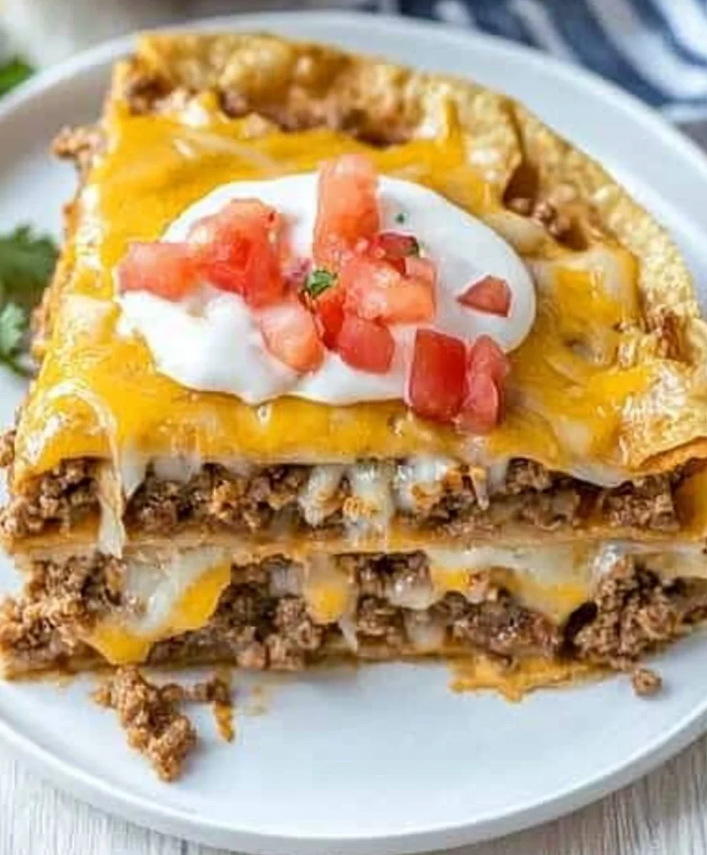 Easy Layered Taco Bake